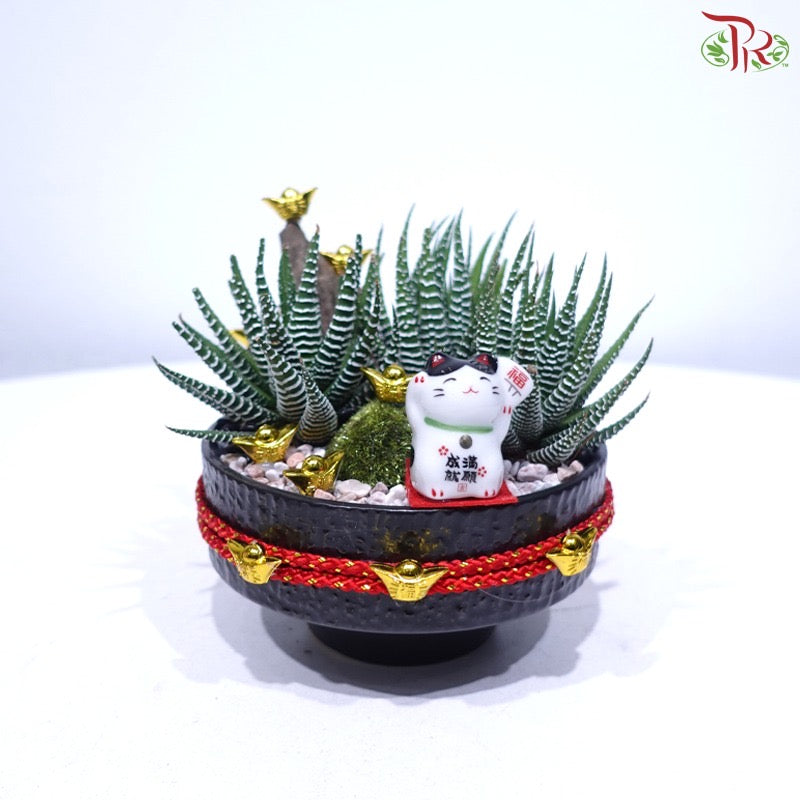 Blessings All Around《福气斑斑》(With Pot Color Option) – Pudu Ria Florist