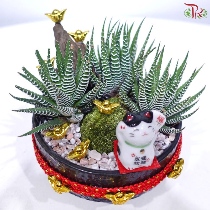 Blessings All Around《福气斑斑》(With Pot Color Option) – Pudu Ria Florist