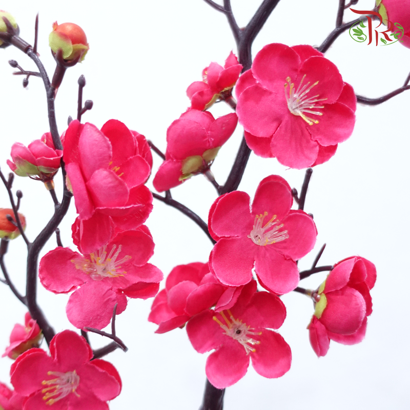 78cm Artificial Begonia Spray - Cherry Pink (2 Stems) – Pudu Ria Florist