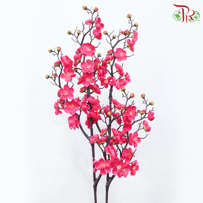 78cm Artificial Begonia Spray - Cherry Pink (2 Stems) – Pudu Ria Florist