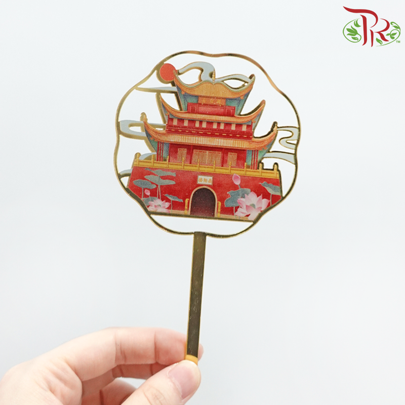 Chinese Style Acrylic Topper - Palace《故宫款》(Per Unit) – Pudu Ria Florist