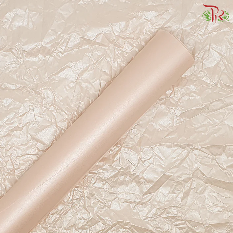 FPP068#6 - Pearl Soft Wrapper - Champagne 珠光防水雪梨纸 – Pudu Ria Florist