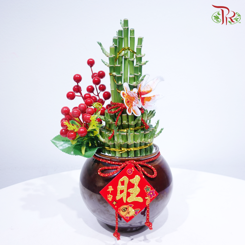 【CNY 2026】Fortune & Abundance《福马有余》(With Pot Color Option) – Pudu Ria ...