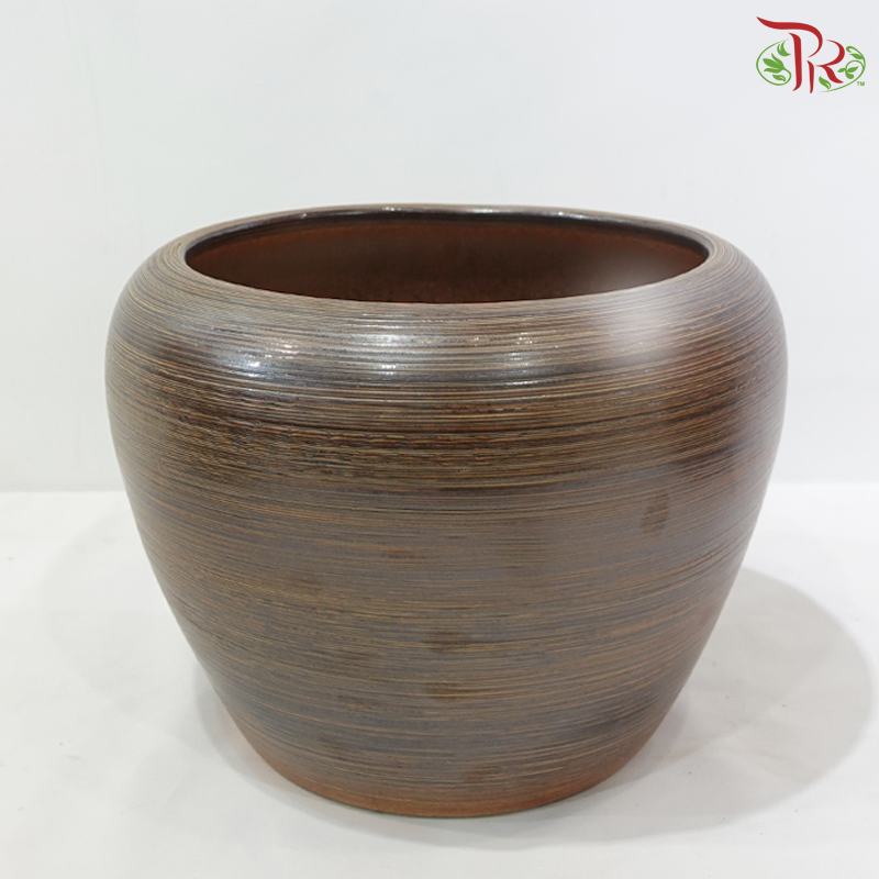 ZZY-Bali Pot (No Holes) - Brown – Pudu Ria Florist