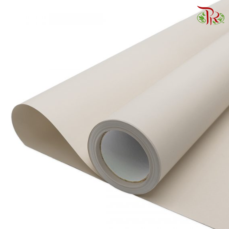 FPL067#15 Wrapping Paper - Cream Grey – Pudu Ria Florist